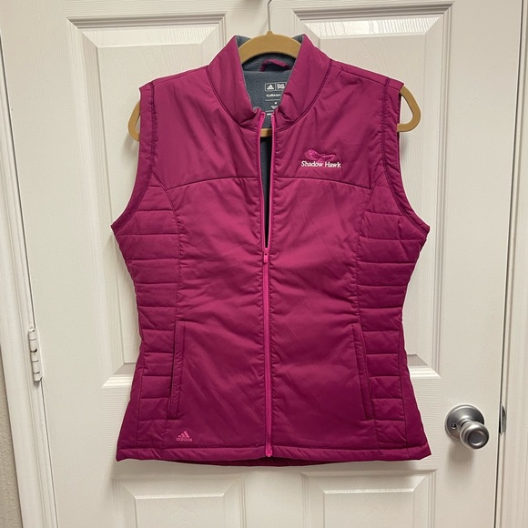 adidas | Jackets & Coats | Adidas Magenta Golf Vest | Poshmark